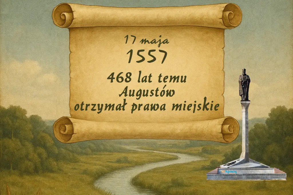 Augustów: 468 lat temu Augustów otrzymał prawa miejskie - Augustow.org